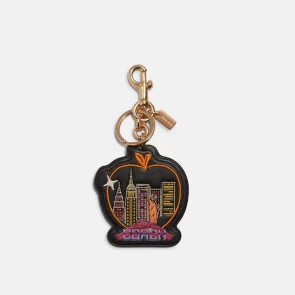 Coach | Bags | Coach Souvenir New York Skyline Apple Bag Charm In ...